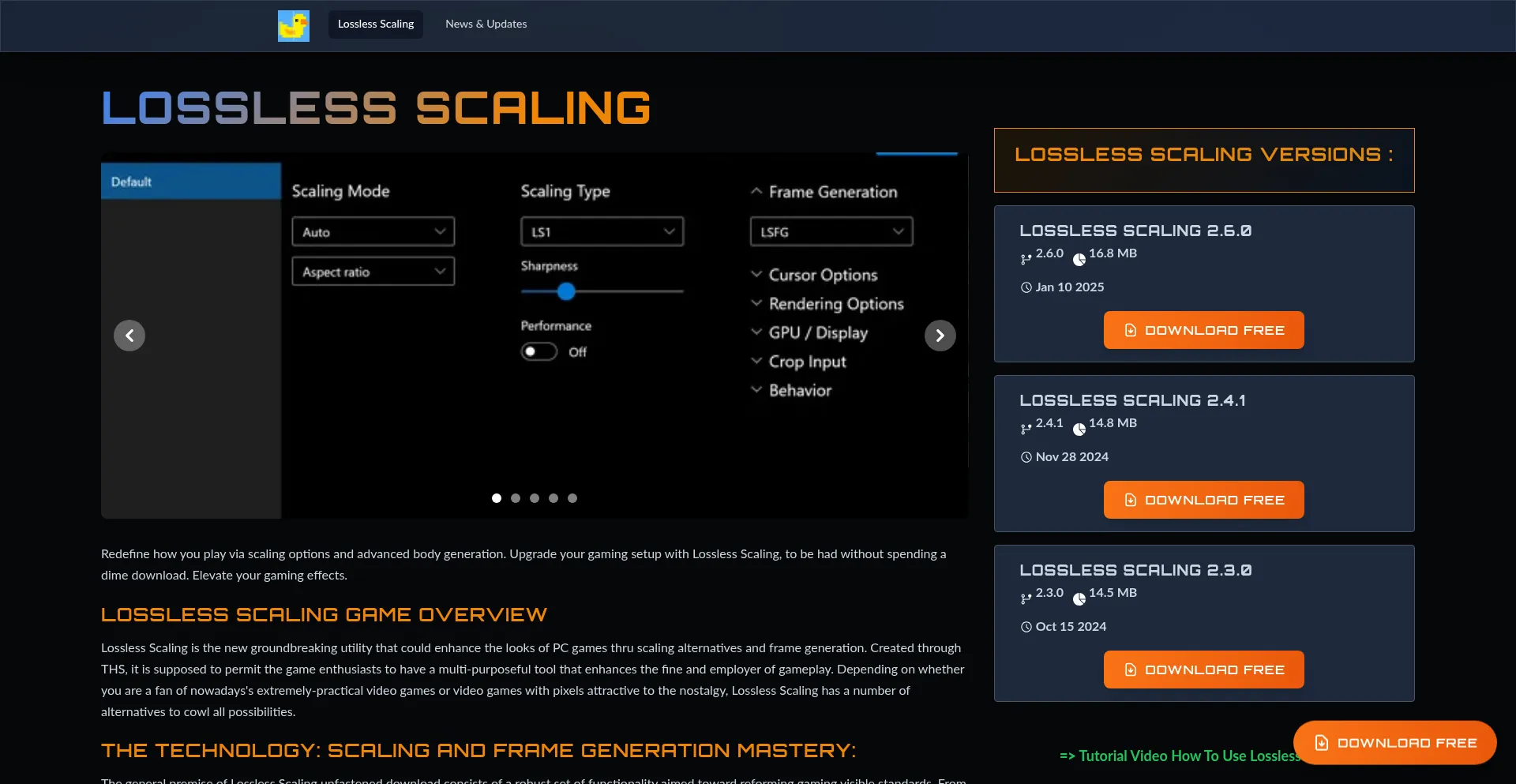 Lossless-scaling.app: Sicher oder Betrug? (Vertrauen 60/100)