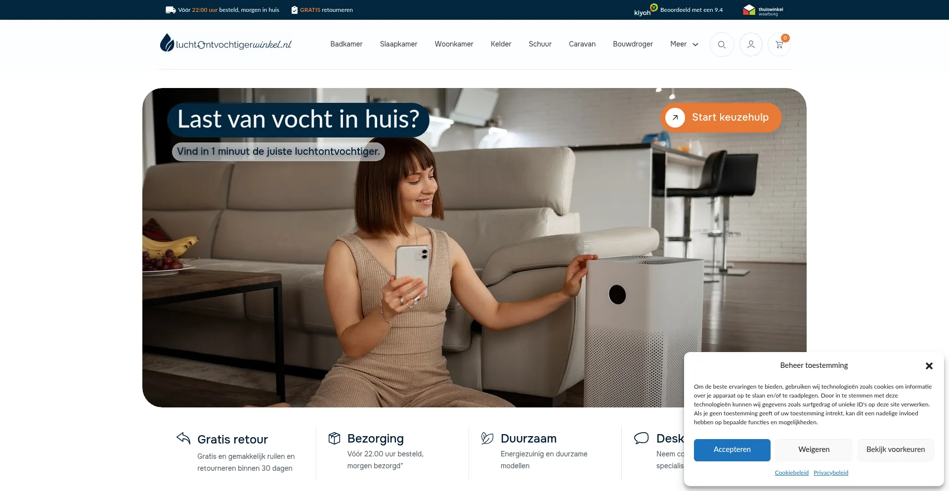 Luchtontvochtigerwinkel.nl Bewertungen – Ist diese Website sicher und ...